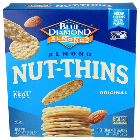 Blue Diamond Almond Nut Thins 121g Healthy Options