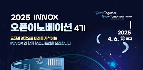 경기혁신센터 이녹스 ‘이녹스 오픈이노베이션 4기 참여기업 모집~4월6일 와우테일