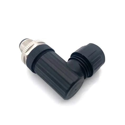 Svlec High Quality Field Wireable M12 Male Connectors A B D Code 90 Degree Signal Power