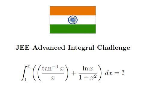 Jee Advanced Integral Challenge Indian Mathematics Exam Problem By
