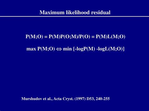 Ppt Macromolecular Refinement With Refmac5 And Sketcher Of The Ccp4 Suite Powerpoint