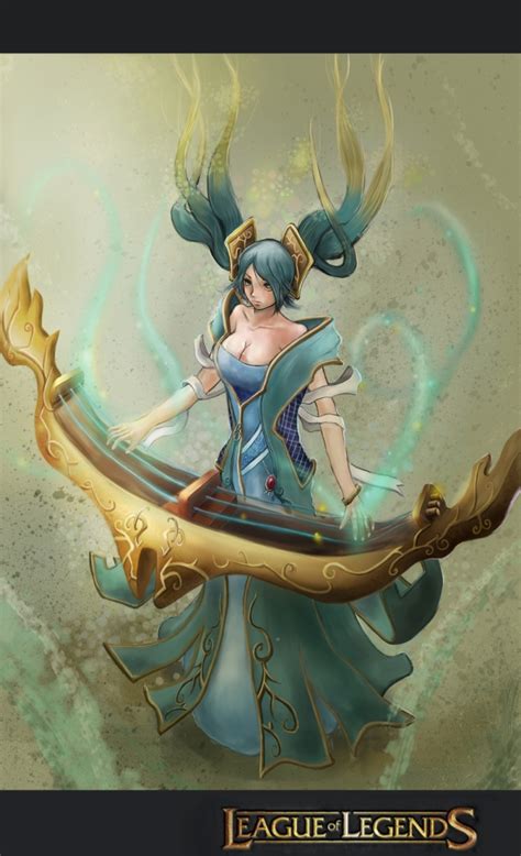 Sona League Of Legends Drawn By Yuda A Danbooru