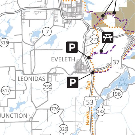 Taconite State Trail Mndnr Map By Minnesota Department Of Natural