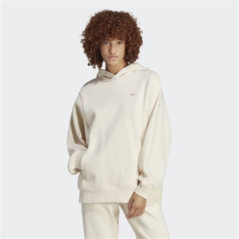 adidas Premium Essentials Hoodie - Beige | Free Shipping with adiClub ...
