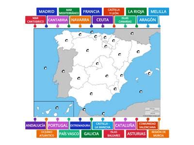 Mapa Cabos Y Golfos De España Recursos Didácticos
