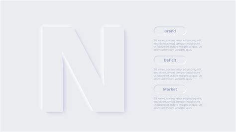 벡터 호형성 인포그래픽 프레젠테이션 슬라이드 템플릿입니다 문자 N및 텍스트에 대한 장소와 비즈니스 인포 그래픽 개념 0명에 대한 스톡 벡터 아트 및 기타 이미지 Istock