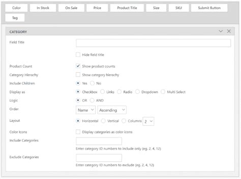 How To Create Filtered Sidebars For Your Divi WooCommerce Pages