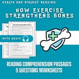 How Exercise Strengthens Bones Reading Comprehension Passages Worksheet