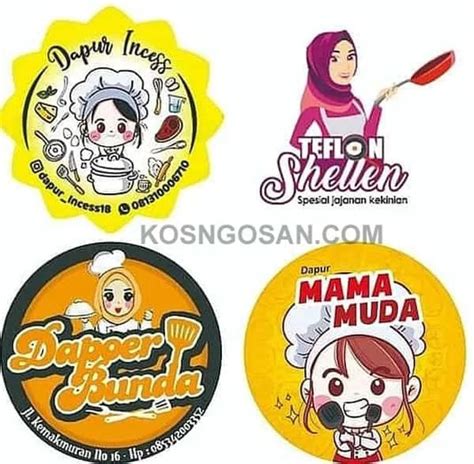 30 Contoh Label Makanan Yang Menarik Kosngosan