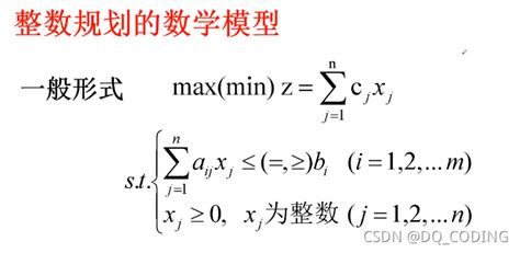 数学建模 整数规划的基本原理和标准形式 基于整数规划最优下料方案 csdn博客