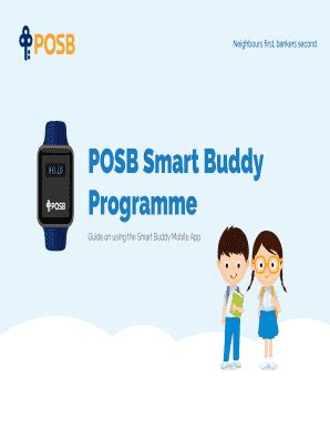 Fillable Online POSB Smart Buddy Fax Email Print PdfFiller