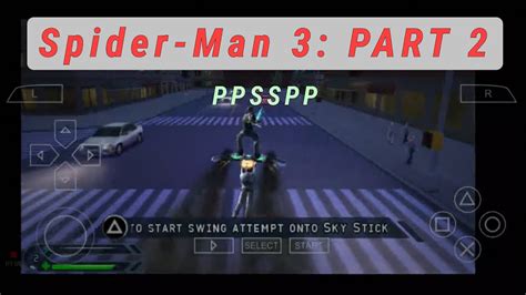 Spider-man 3 PSP Version Walkthrough (Part 2) - With PPSSPP Emulator - YouTube