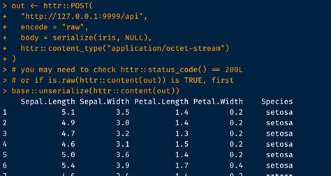 Sending Raw Serialized Data Issue Rstudio Plumber GitHub