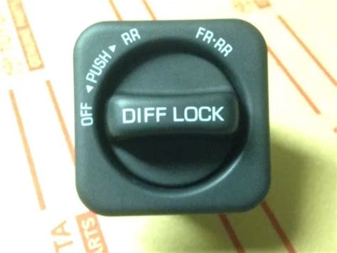 New Genuine Toyota Land Cruiser Lexus Lx450 Diff Lock Switch 1995 1997