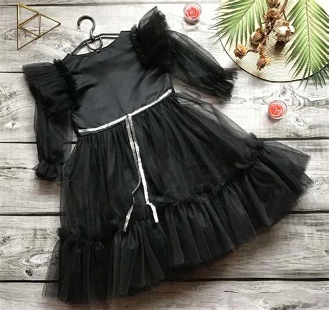 Трендова сукня в стилі венздей — ціна 850 грн у каталозі Сукні Купити дитячі речі за доступною