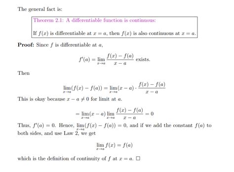 vad har gränsvärde med derivatan att göra matematik universitet