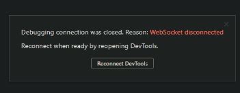 FIX Debugging Connection Was Closed Reason WebSocket Disconnected Extensions TeamSpeak