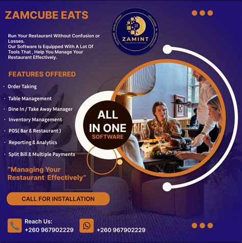 Zamint Take Your Bar And Restaurant To The Next Level With Zamcube