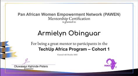 Thank You Pan African Women Empowerment Network Pawen And Thank You