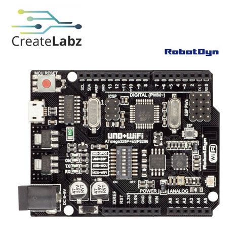 Arduino Uno Wifi R3 Compatible Atmega328pesp8266 Wo Usb Cable Createlabz Store