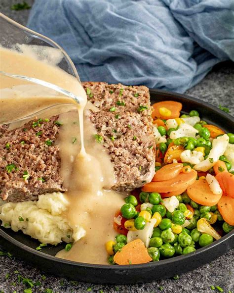 Meatloaf With Gravy Craving Home Cooked
