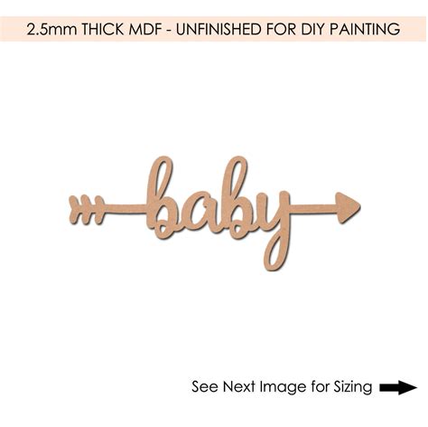 Baby Arrow Cutout– Hobby Decor Pvt Ltd
