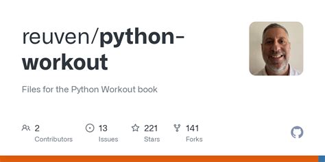 Github Reuvenpython Workout Files For The Python Workout Book