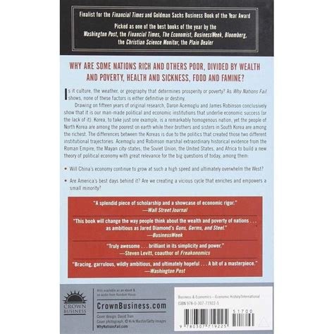 Why Nations Fail by Daron Acemoglu and James Robinson 興趣及遊戲 書本 文具