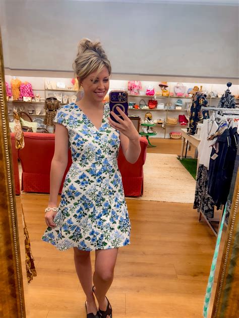 Anna Cate Ruby Dress Hydrangea Turners