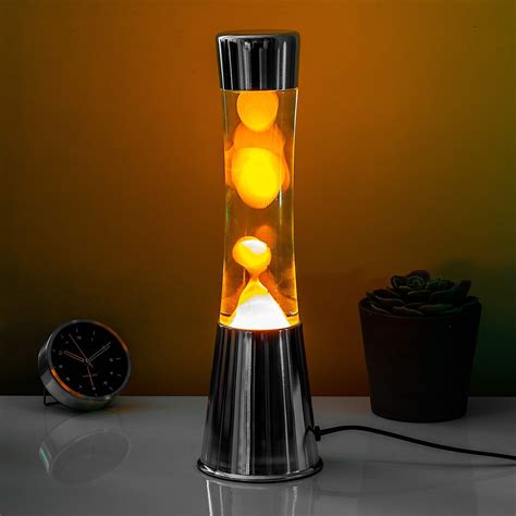 Lavalamp Zilver Met Oranje Lava Van Fisura Bestel Je Online Bij Ditverzinjeniet