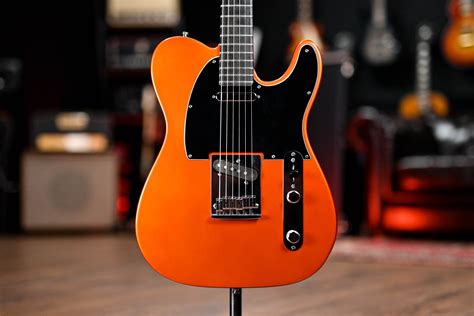 Fender Telecaster Custom Shop Custom Deluxe In Orange Guitar Gear