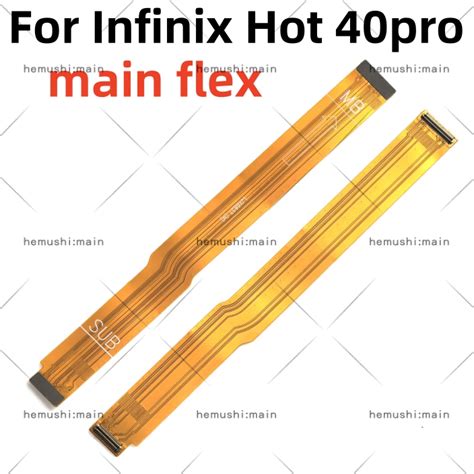 USB Charging Charger Port Board For Infinix Hot 40 Pro X6837 Mainboard Flex USB Port Ribbon Flex