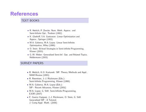 Semi Infinite And Robust Optimization PDF Physics Science