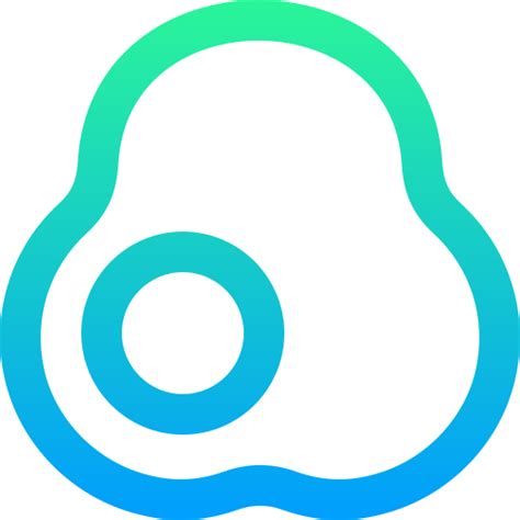 Fried Egg Super Basic Straight Gradient Icon Fried Egg Super Basic Straight Gradient Icon