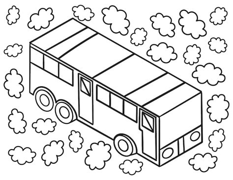 Coloring Pages Wheels On The Bus