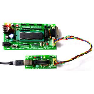 Buy 16x2 LCD Display With 8051 Microcontroller Interfacing Board With ZIF Socket USB ISP