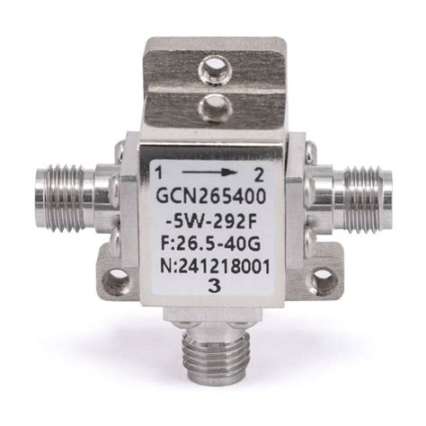 Circulator With 138db Isolation From 265ghz To 40ghz 5watts With 2 Flexi Rf Inc