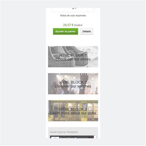 Html Blocks Prestashop Module