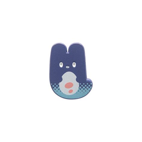 Rain World Inv Slugcat Marshmallow Mini Pin
