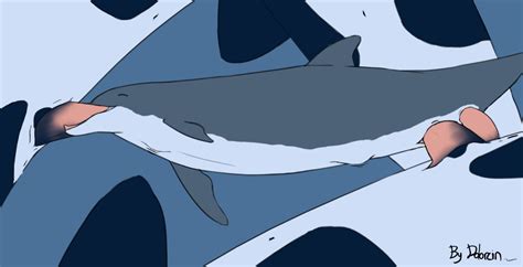 Rule 34 Anal Anal Sex Anus Cetacean Closed Eyes Dolorcin Dolphin Double Penetration Fellatio