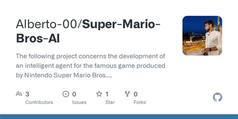 Github Alberto Super Mario Bros Ai The Following Project Concerns The Development Of An