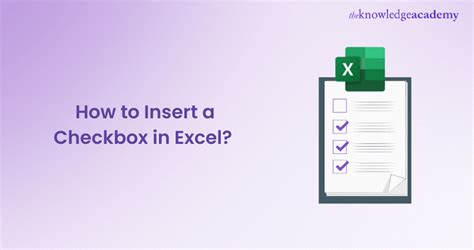 Inserting Checkbox In Excel How To Insert A Checkbox In Microsoft