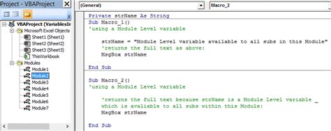 Declaring Variables Using Dim Statement Variable Names And Variable Data Types In Vba Excelanytime