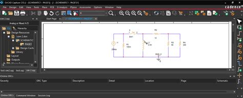 Solved OrCAD Capture CIS SCHEMATIC PAGE Chegg
