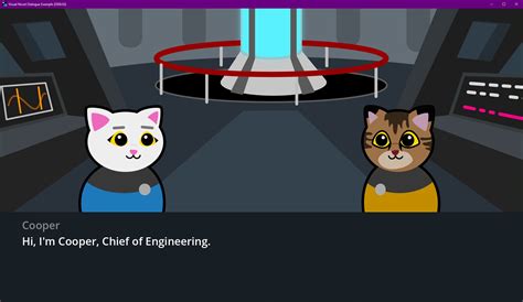 visual novel example project by nathan hoad