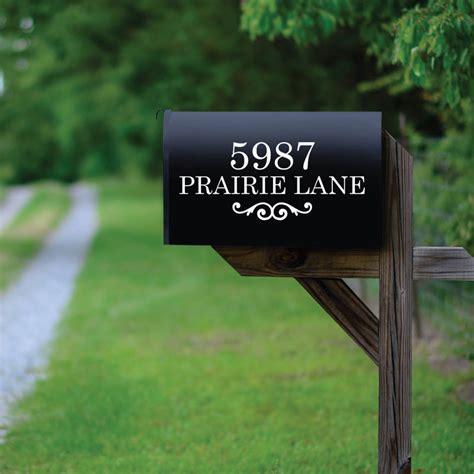 Custom Address Mailbox Cover Furni Outdoor World
