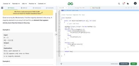 day 2 of 100daysofcodechallenge majority element in array haripriya