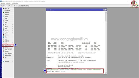 Hướng dẫn backup và restore router mikrotik