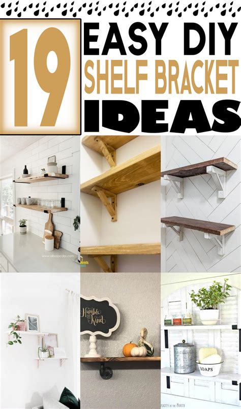 DIY Shelf Bracket Ideas To Support Your DIY Projects Clairea Belle Makes