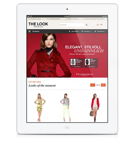 thelook e commerce retrofitting behance